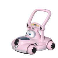 China Plastic Kids Ride On Push Car with Canopy No Motor Custom Design Pink Blue White 87x46x71cm for sale