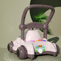 China Plastic Kids Ride On Push Car with Canopy No Motor Custom Design Pink Blue White 87x46x71cm for sale