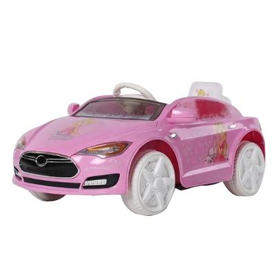 China 6V Kids Electric Ride On Car Two Seater with LED Light for Ages 3-8 for sale