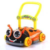China PP Plastic Baby Walker Ride On Car with 4 PU Wheels 85x46x71cm Carton Size for sale