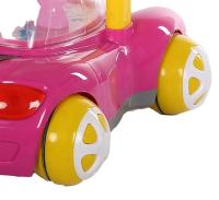 China Musical Rubber Wheel Baby Walker Ride On Toy for Kids 0-3 Years with 4 PU Wheels for sale