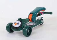 China Big Wheel Kids Scooter with Seat 15.2kg Net Weight 60kg Load Capacity Unisex Ride On Toy for sale