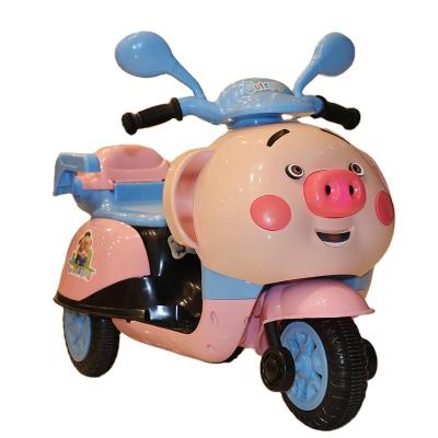 China 6V Electric Ride On Motorcycle for Kids 3-6 Years with LED Lights and Music for sale
