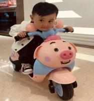 China 6V Electric Ride On Motorcycle for Kids 3-6 Years with LED Lights and Music for sale