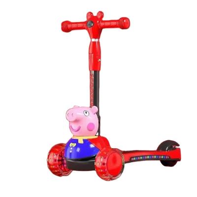 China SMG 3 Wheel Ride On Scooter Car for Kids 2-6 Years with Folding Stand Battery Powered for sale