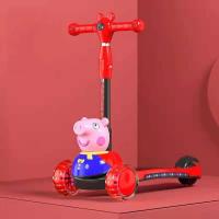 China SMG 3 Wheel Ride On Scooter Car for Kids 2-6 Years with Folding Stand Battery Powered for sale