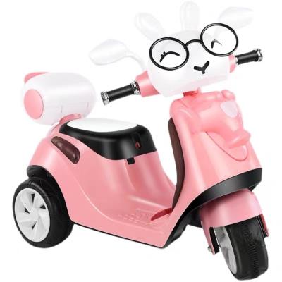 China Plastic PP Children Electric Ride On Car 380 Motor 6V Battery Early Education Music Lights for sale