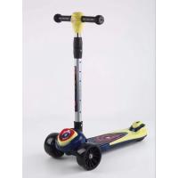 China Three Wheel Kick Scooter for Kids Quick Folding Design 71x51x62 cm Carton Size 60 kg Load for sale