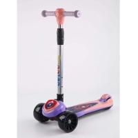 China Three Wheel Kick Scooter for Kids Quick Folding Design 71x51x62 cm Carton Size 60 kg Load for sale