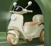 China PP Plastic 6V Electric Ride On Motorcycle for Kids with Storage Box and Lights 3 Wheels for sale