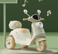 China PP Plastic 6V Electric Ride On Motorcycle for Kids with Storage Box and Lights 3 Wheels for sale