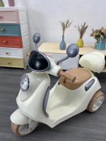 China PP Plastic 6V Electric Ride On Motorcycle for Kids with Storage Box and Lights 3 Wheels for sale