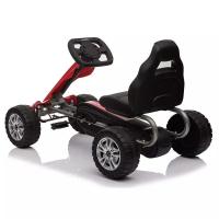 China Childrens Pedal Go Kart 4 Wheels Adjustable Seat for Ages 3-8 Max Load 30kg for sale