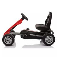China Childrens Pedal Go Kart 4 Wheels Adjustable Seat for Ages 3-8 Max Load 30kg for sale