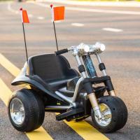 China 12V7 Dual-Drive 540 Motor Kids Ride-On Motorcycle Car with Lighting and Music for Ages 3-8 for sale