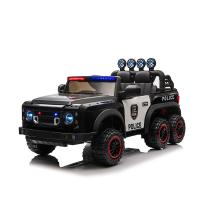 China 12V Battery Powered Electric Ride On Car for Kids Police Monster Truck 2 Seater for sale