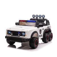 China 12V Battery Powered Electric Ride On Car for Kids Police Monster Truck 2 Seater for sale