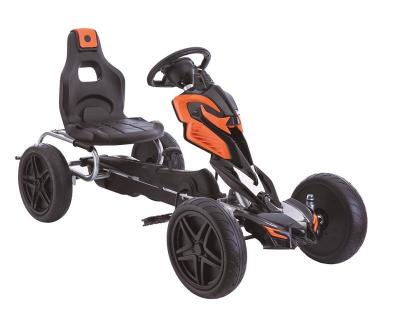 China Children Pedal Go Kart for Ages 5-12 Max Load 50kg Adjustable Seat with Clutch and Brake for sale