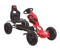 China Children Pedal Go Kart for Ages 5-12 Max Load 50kg Adjustable Seat with Clutch and Brake for sale