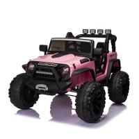 China 12V Pink Electric Ride On Car for Girls with Remote Control 174PCS 40HQ for sale