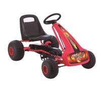 China Red Single Seat Pedal Go Kart for Kids 3-8 Years 30kg Max Load Ride On Car for sale
