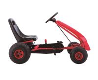 China Red Single Seat Pedal Go Kart for Kids 3-8 Years 30kg Max Load Ride On Car for sale