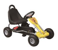 China Plastic Pedal Go Kart for Kids Ages 3-8 with Adjustable Seat 89x52x51 cm 30kg Max Load for sale