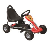 China Plastic Pedal Go Kart for Kids Ages 3-8 with Adjustable Seat 89x52x51 cm 30kg Max Load for sale