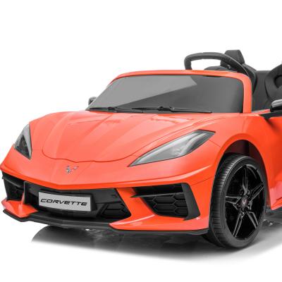 China 12V Electric Ride On Car with Remote Control for Kids Ages 3-8 Blue Plastic Battery Powered Toy for sale