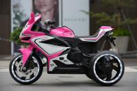 China 6V Kids Ride On Electric Motorcycle Car with LED Lights Early Education Bluetooth Music for Ages 3-8 for sale