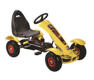 China Adjustable Seat Pedal Go Kart for Kids Ages 5-12 with Clutch and Brake 4 Wheels 30kg Max Load for sale