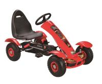 China Adjustable Seat Pedal Go Kart for Kids Ages 5-12 with Clutch and Brake 4 Wheels 30kg Max Load for sale
