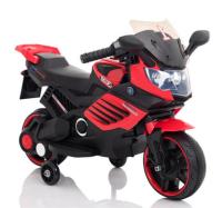 China Children 6V Electric Ride On Motorcycle Toy Car with Lighting and Auxiliary Wheels for Kids for sale