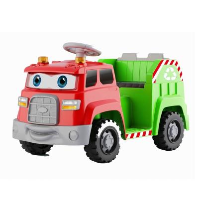China PP Material Kids Ride On Electric Car with 6V Battery Garbage Sorting Sound Effects for sale