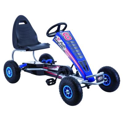 China 4 Wheel Pedal Go Kart Ride On Car for Kids Ages 5-12 with Adjustable Seat 50kg Load for sale