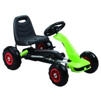 China 4 Inflatable Wheels Pedal Go Kart for Kids Ages 2-6 Years 30kg Max Load Outdoor Ride On Toy for sale
