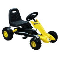 China 4 Inflatable Wheels Pedal Go Kart for Kids Ages 2-6 Years 30kg Max Load Outdoor Ride On Toy for sale