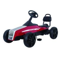 China Childrens Pedal Go Kart Car for Ages 5-7 with Adjustable Seats 124x60x61 cm for sale