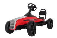 China Childrens Pedal Go Kart Car for Ages 5-7 with Adjustable Seats 124x60x61 cm for sale