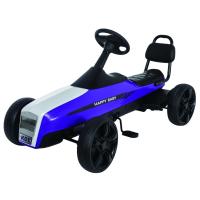 China Childrens Pedal Go Kart Car for Ages 5-7 with Adjustable Seats 124x60x61 cm for sale