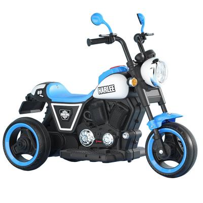 China 6V Kids Electric Ride On Motorcycle with Music Early Education Story Bluetooth LED Lights 4.5AH Battery for sale