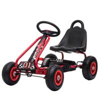 China Kids Pedal Go Kart 4 Wheel Ride On Toy Adjustable Seat Handbrake 30kg Max Load for Ages 3-8 for sale