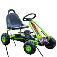China Kids Pedal Go Kart 4 Wheel Ride On Toy Adjustable Seat Handbrake 30kg Max Load for Ages 3-8 for sale