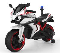 China 12V Electric Ride On Car Kids Police Motorcycle with Lights 122cm for sale