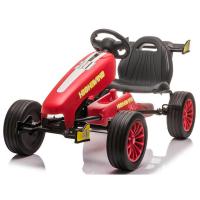 China Adjustable Seat 4-Wheel Ride On Pedal Kart Car for Children Aged 3-8 15kg for sale