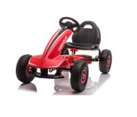 China Adjustable Seat 4-Wheel Ride On Pedal Kart Car for Kids Aged 3-8 Years 30kg Max Load for sale