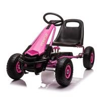 China Kids 5-7 Years Red Four-Wheel Pedal Go-Kart Toy with Inflation Wheel Clutch and Brake 110cm for sale