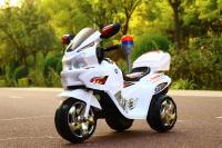 China 6V Electric Police Motorbike for Kids 117x55x72cm Ride On Toy for Ages 2-8 for sale