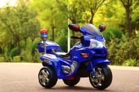 China 6V Electric Police Motorbike for Kids 117x55x72cm Ride On Toy for Ages 2-8 for sale