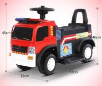 China 6V Electric Ride On Car for Kids with Simulation Siren Lighting and Music 72x40x45cm for sale